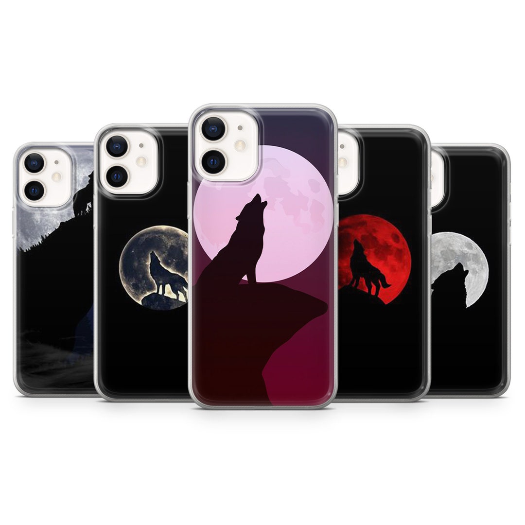 Teen Wolf Phone Case Wild Wolf Moon Cover for iPhone 15 14 13 12 Pro 11 ...