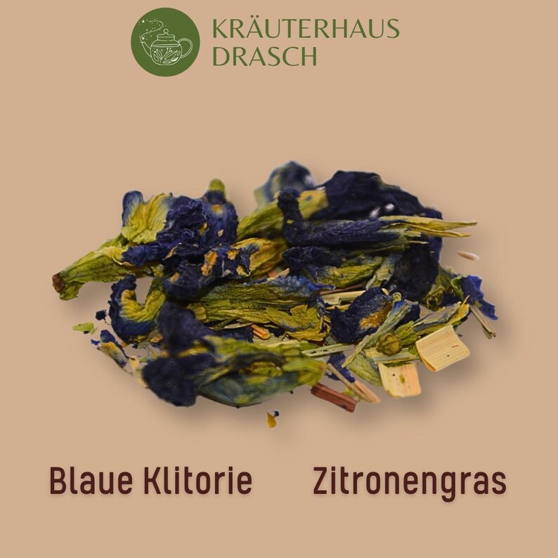 Bio Blue Butterfly Pea Tea – Blaue Anchan Blüten | Natürliches ...