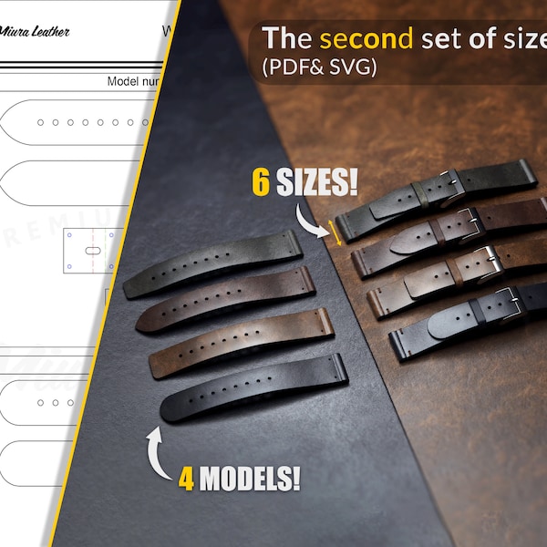 Leather Watch Band - Etsy