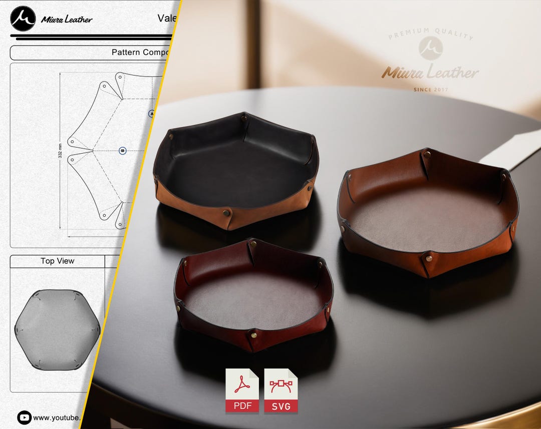 Leather Valet Tray Pattern – No Stitch, No Glue, Just Simple ...