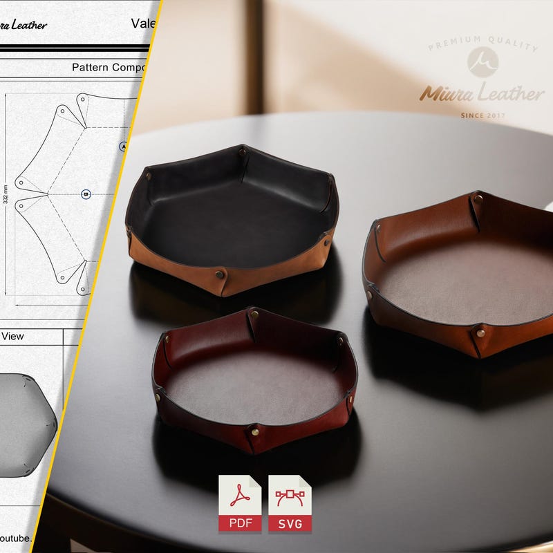 Leather Valet Tray - Etsy