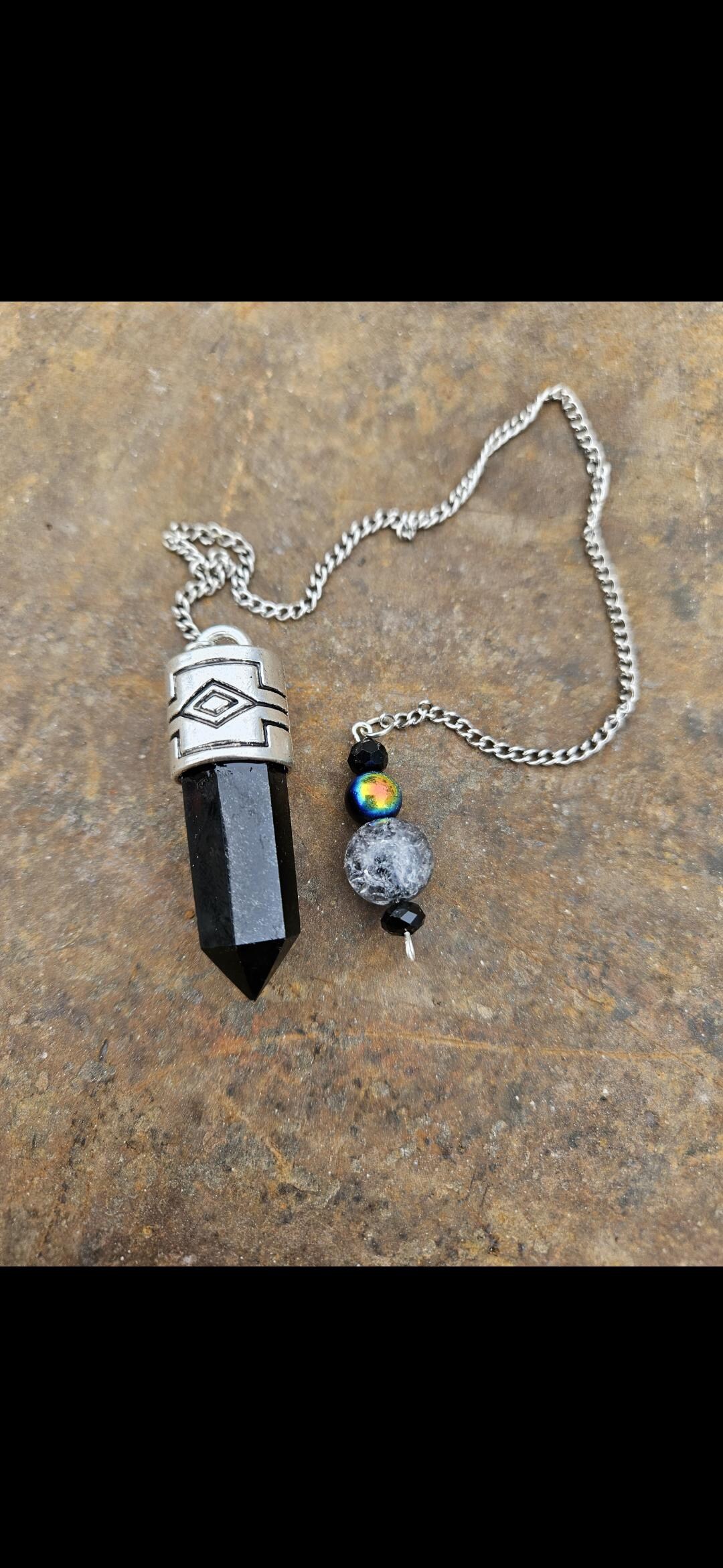 Black Onyx Pendulum - Etsy