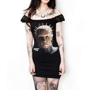 Hellraiser Off Shoulder Lace Dress - Etsy
