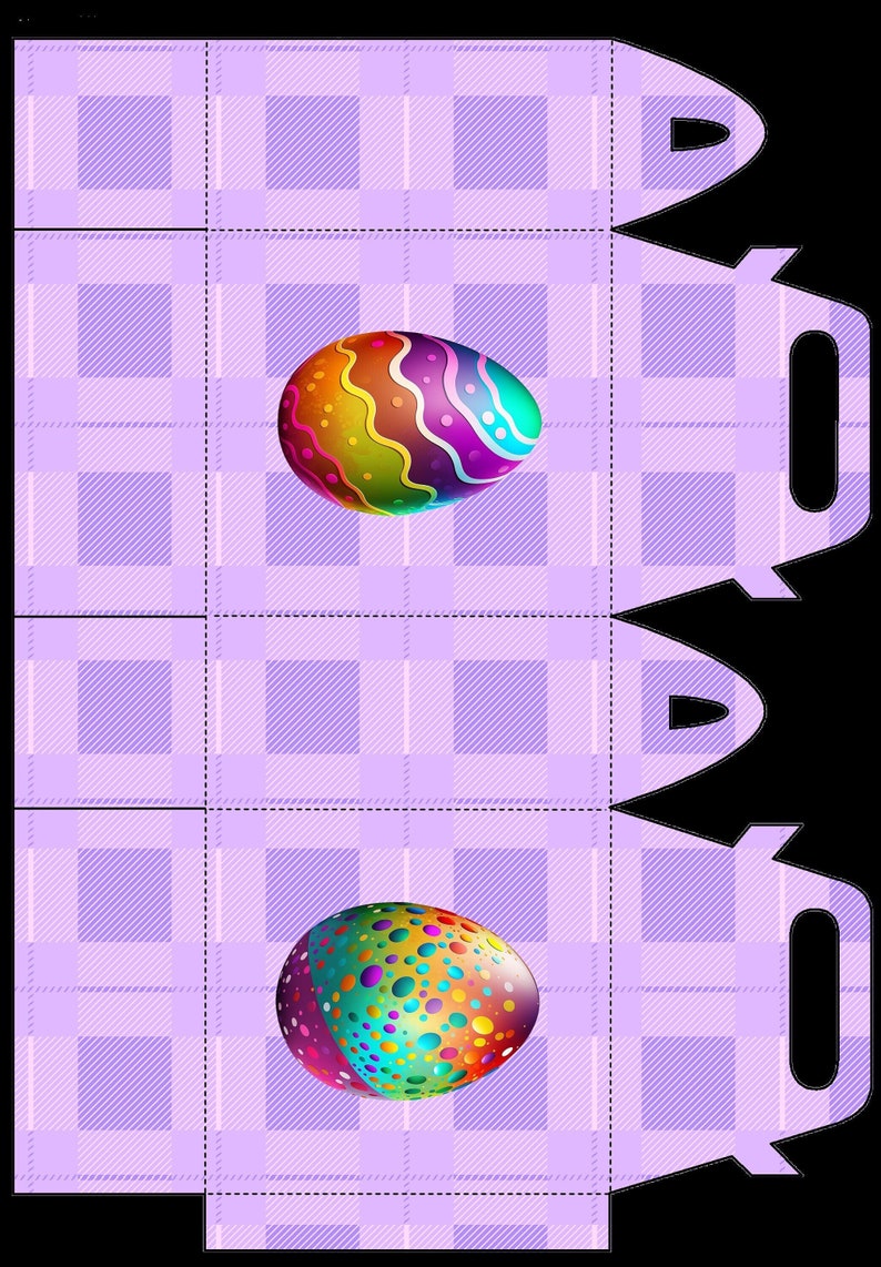 Hop Into Easter With Our DIY Gift Box/gift Bag Printable SVG PDF Png ...