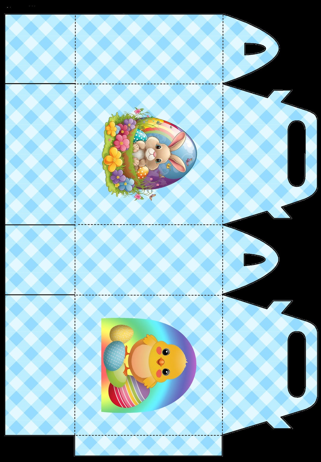 Hop Into Easter With Our DIY Gift Box/gift Bag Printable SVG PDF Png ...