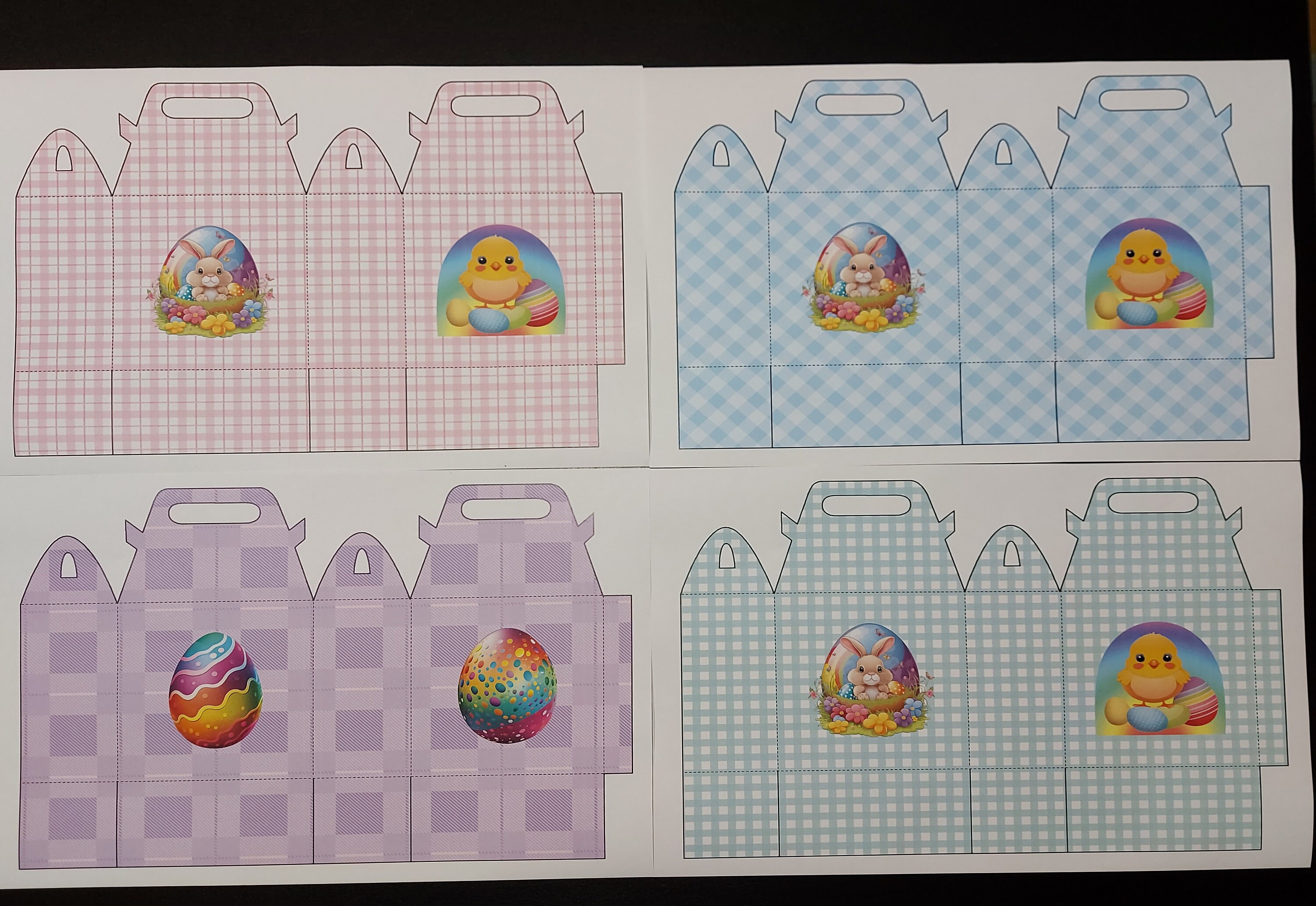 Hop Into Easter With Our DIY Gift Box/gift Bag Printable SVG PDF Png Digital Download Template ...