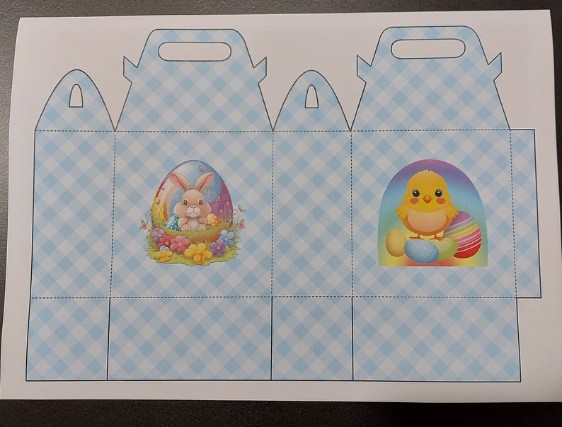 Hop Into Easter With Our DIY Gift Box/gift Bag Printable SVG PDF Png ...