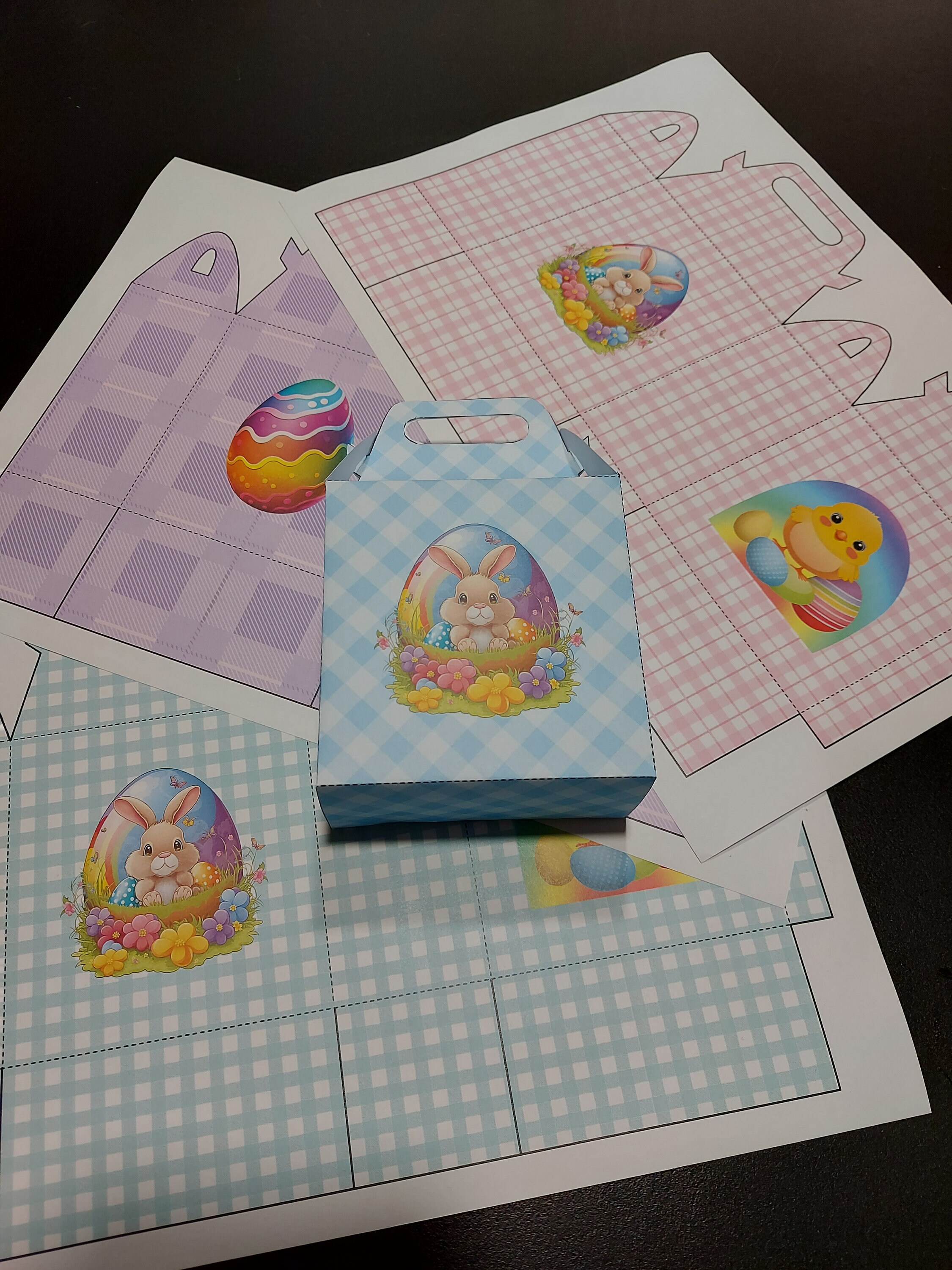 Hop Into Easter With Our DIY Gift Box/gift Bag Printable SVG PDF Png ...