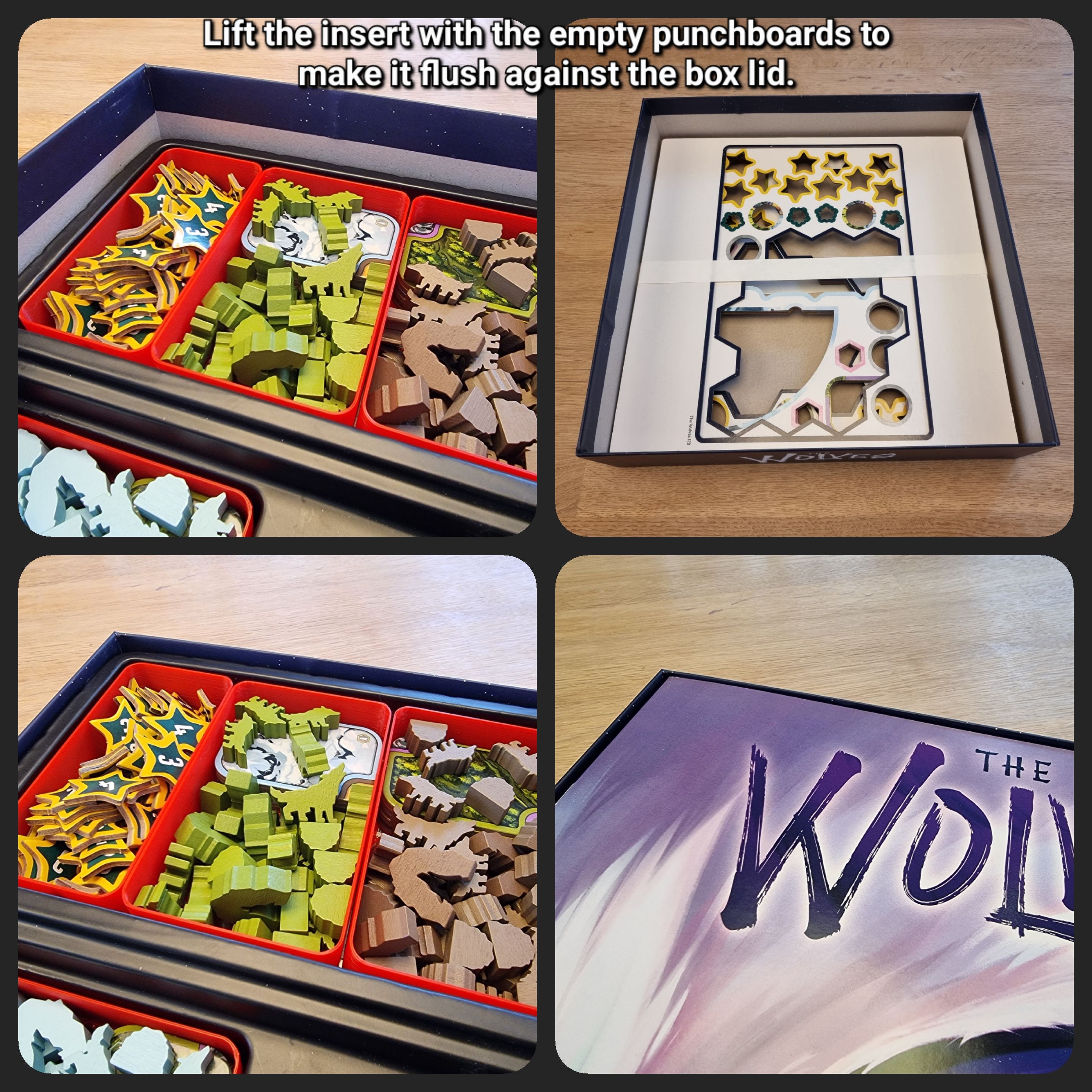 The Wolves Board Game Organizer Insert / Die Wõlfe - Etsy