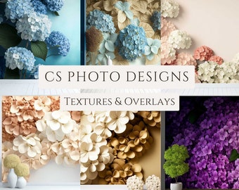 Purple Floral Wall Art Textures, Digital Backdrops, Maternity Backdrop ...