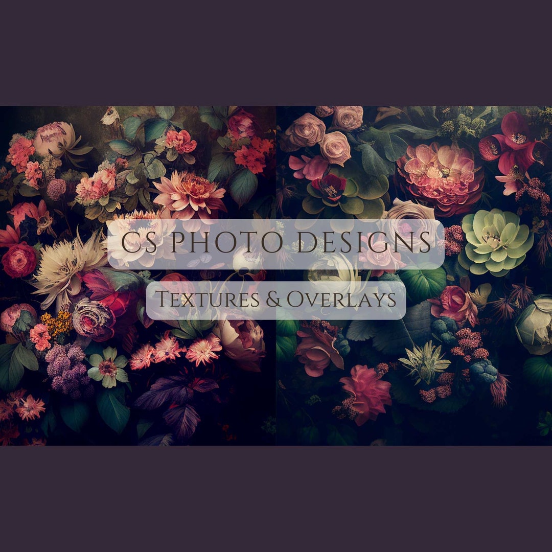 Floral Art Textures, Digital Backdrops, Maternity Backdrop Overlays ...
