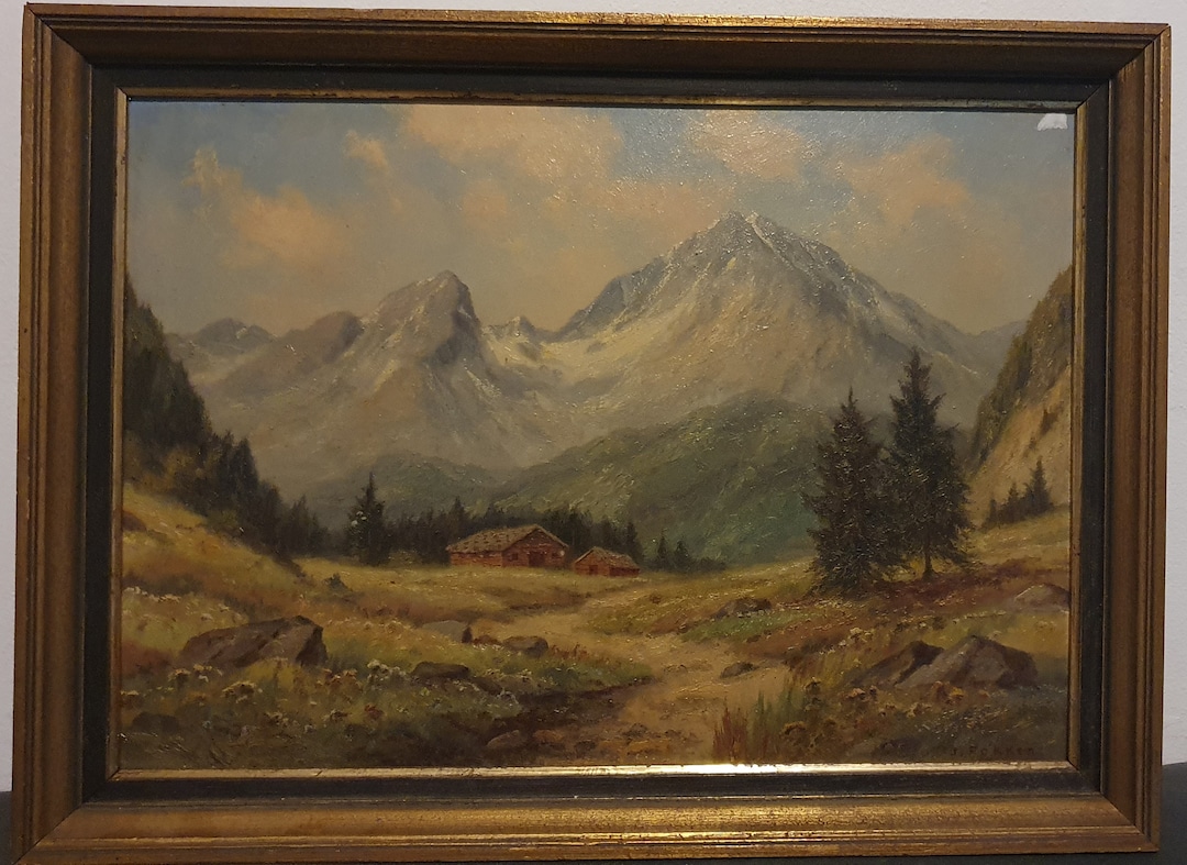 Antique Original Oil Painting Singed by JAN FOKKEN 42×58cm Vintage Old ...