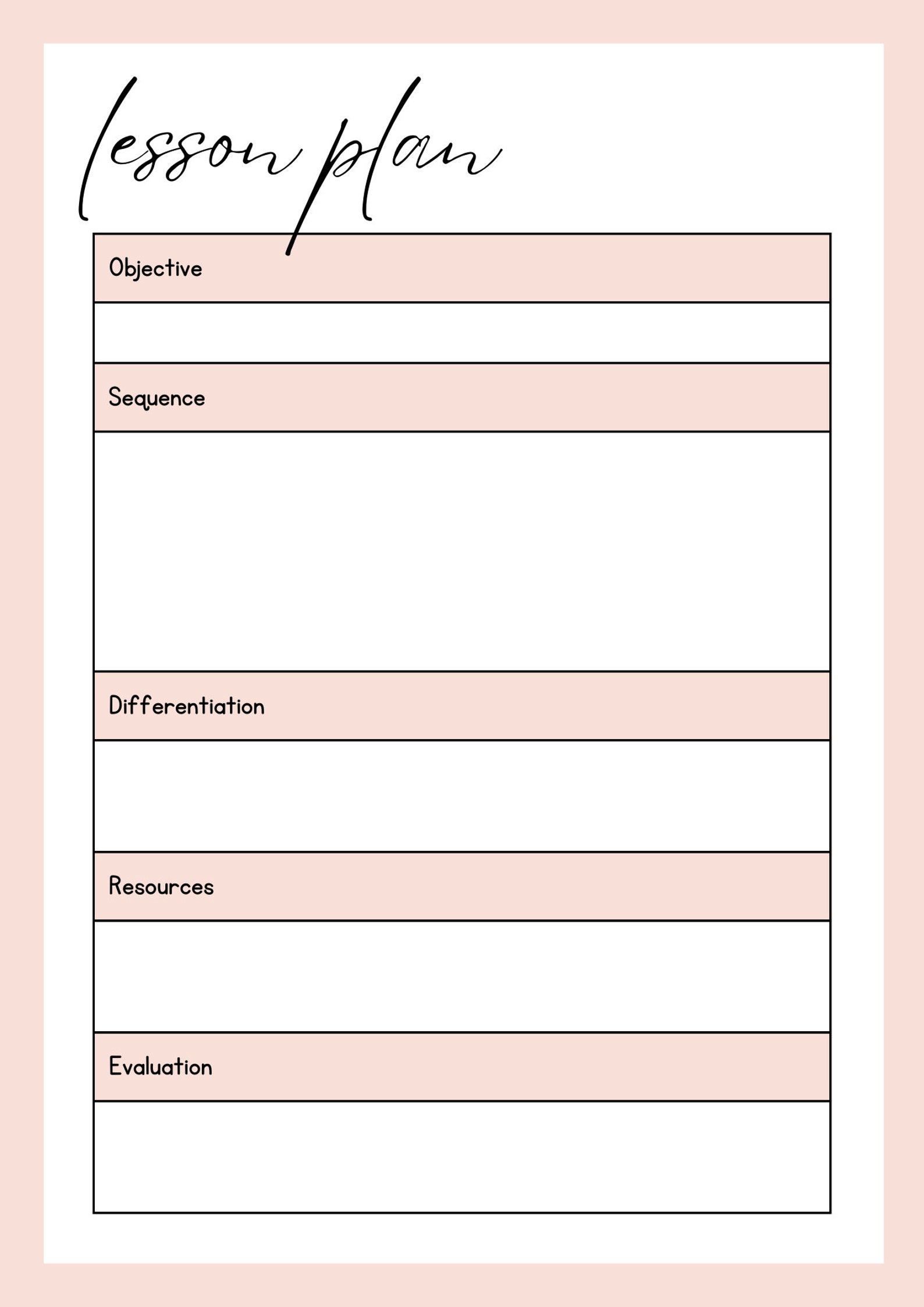 Teacher Planner Printable Teacher Binder Pastel Planner - Etsy