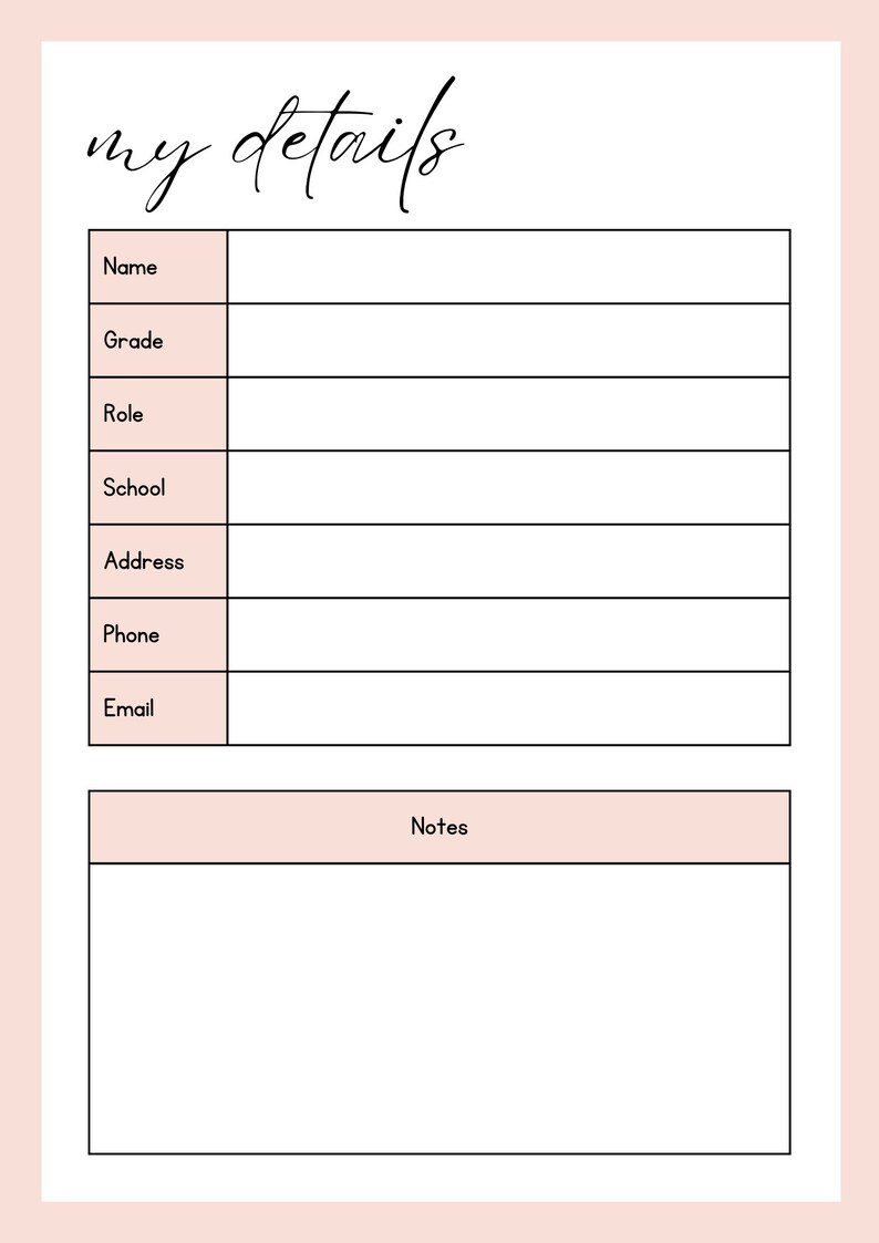 Teacher Planner Printable | Teacher Binder | Pastel Planner | Teacher ...