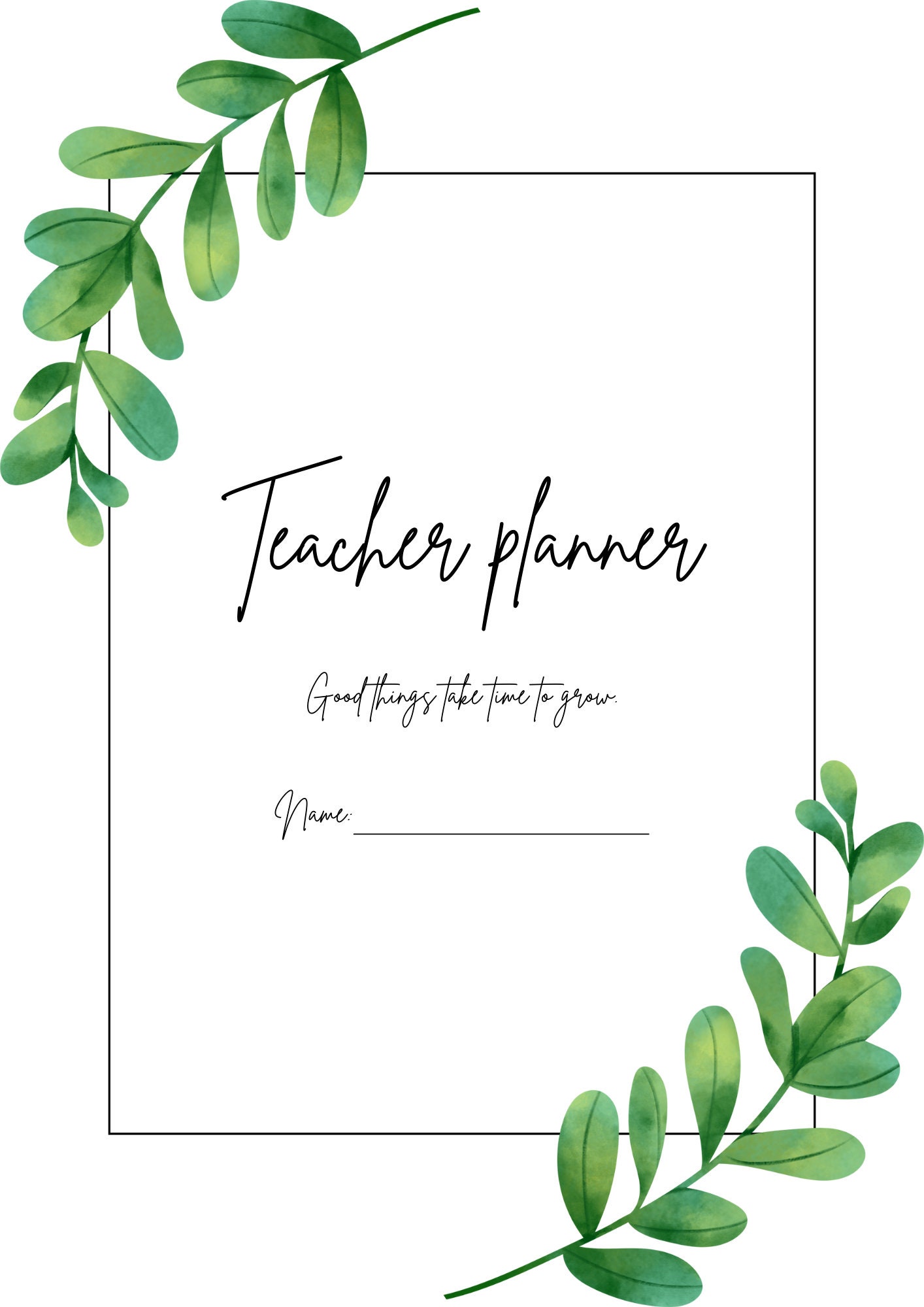 Teacher Planner Printable Teacher Binder Pastel Planner - Etsy