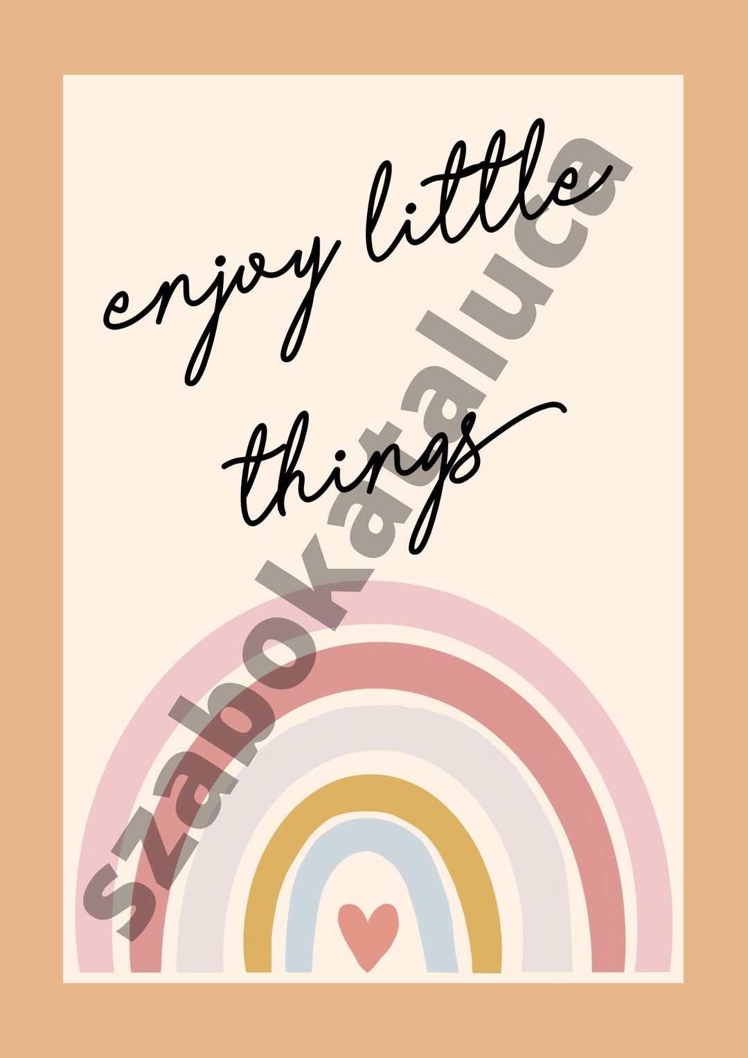 Pastel Rainbow Poster / Pastel Rainbow Wall Decor / Pastel Rainbow Wall ...