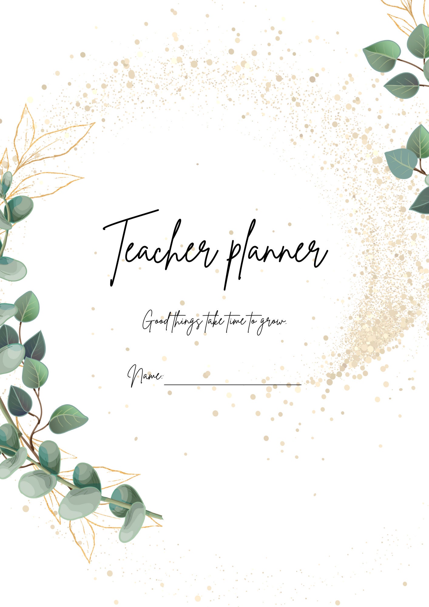 Teacher Planner Printable Teacher Binder Pastel Planner - Etsy
