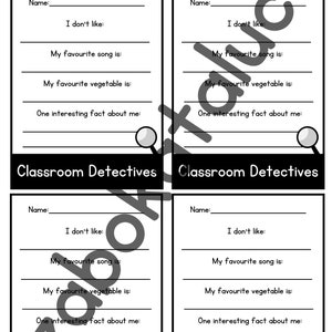 Classroom Detectives Classroom Game / Ice Breaker Game for the ...