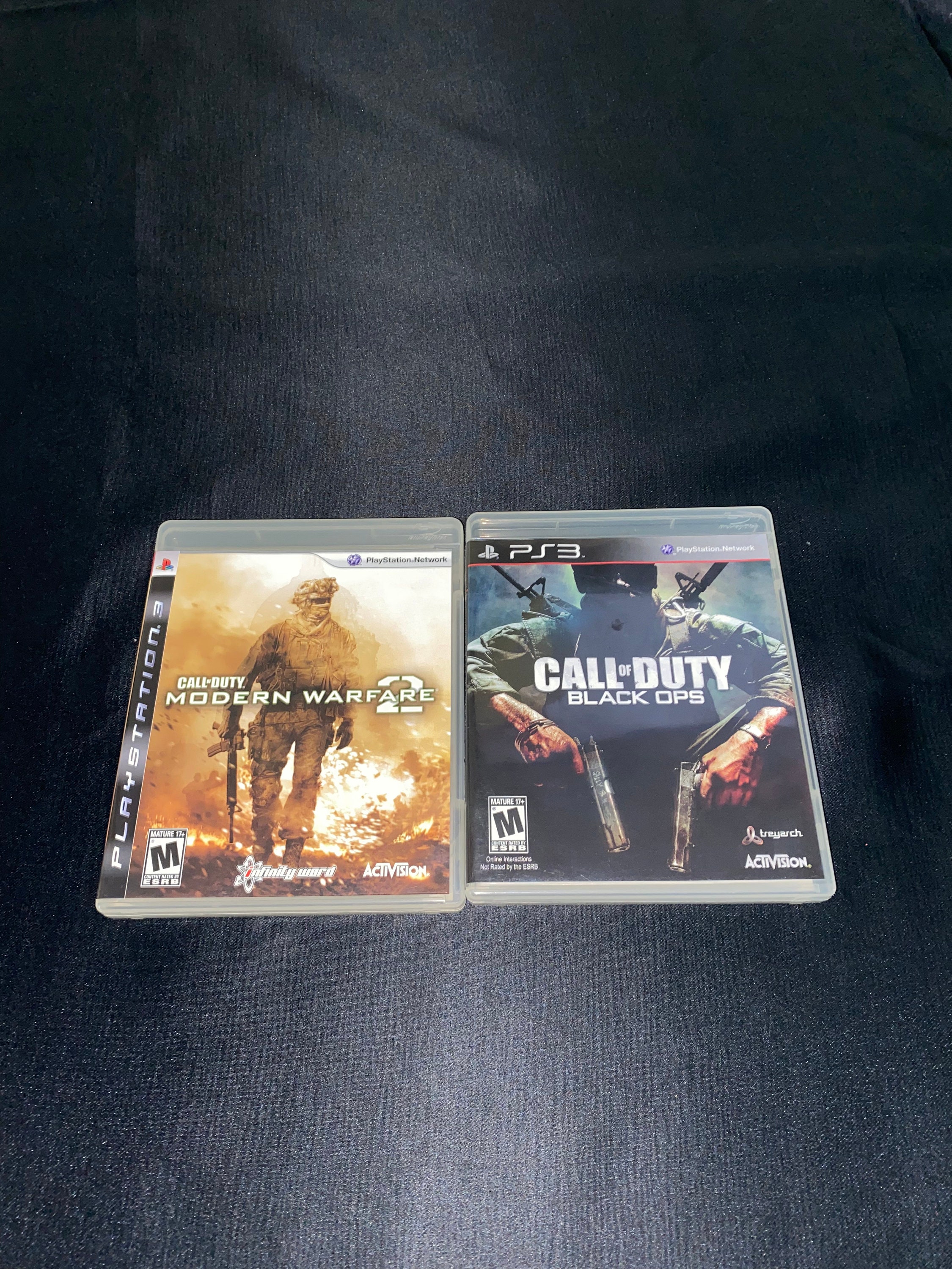 COMBO PACKAGE PS2 Call of Duty: Black Ops, Call of Duty Modern Warfare ...
