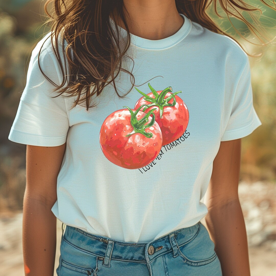 Tomato Lover Shirt Gift, Cute Tomato Tee, Gift for Chef, Funny Tomato ...