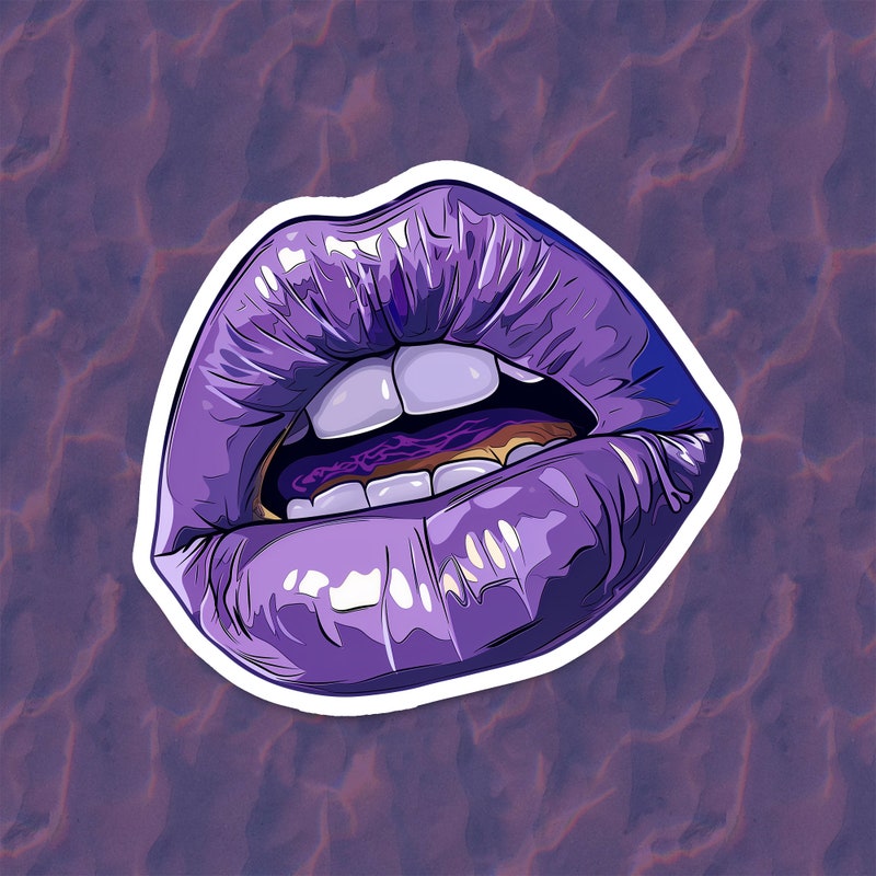 Lips Stickers - Etsy