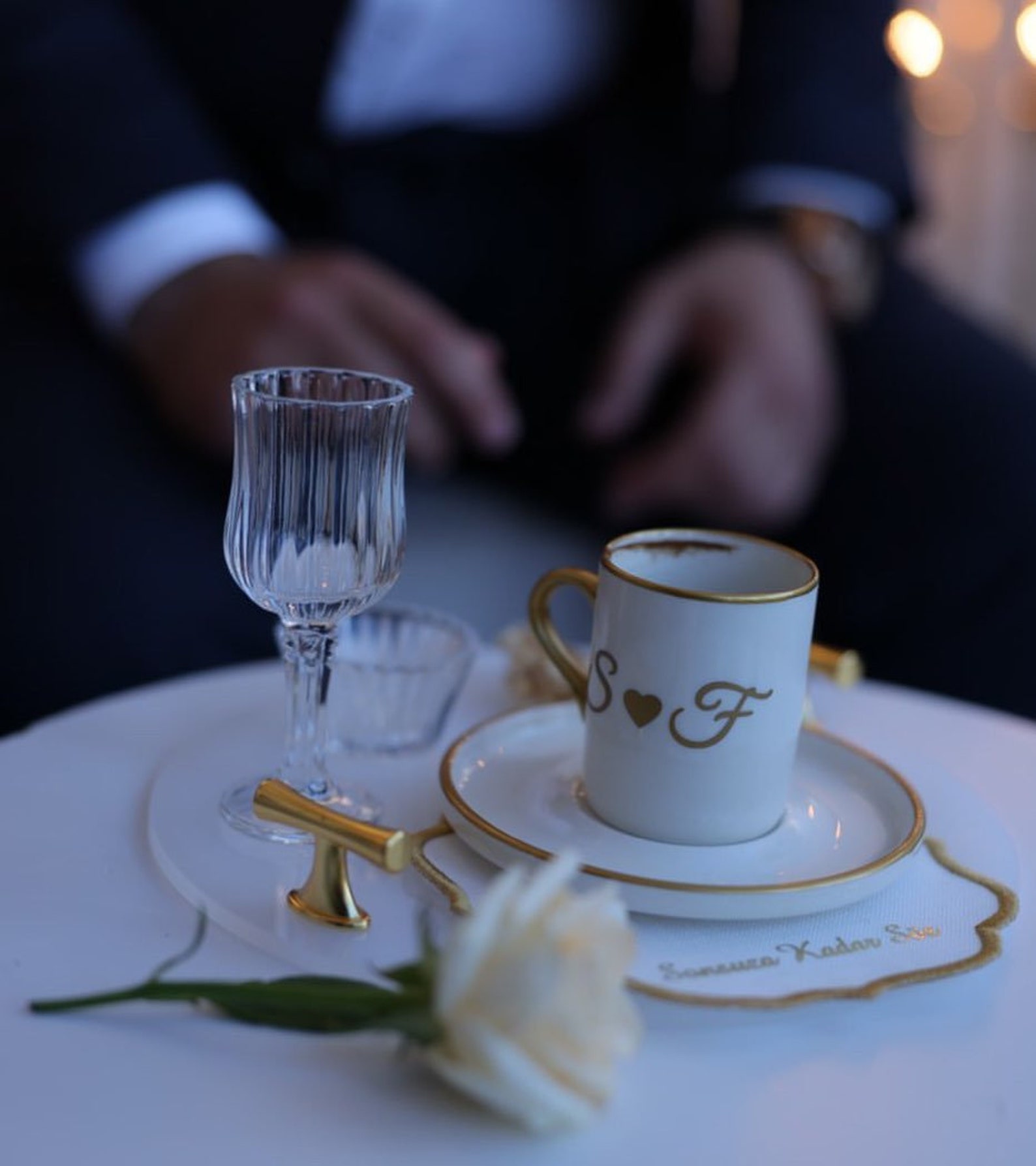 Custom Engagement Groom Coffee Tray | Personalized Wedding | Wedding ...