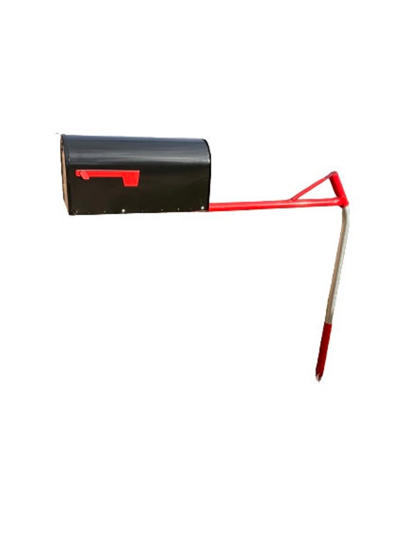 Swingclear Rural Mailbox Post: 40" Swinging Boom Arm, Galvanized Steel ...
