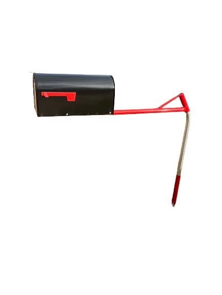 Swingclear Rural Mailbox Post: 40" Swinging Boom Arm, Galvanized Steel ...