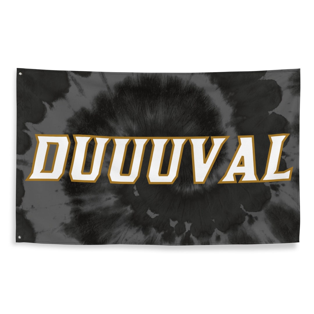 Duuuval Flag Tie Dye Black, DTWD Flag ,jags Flag, Jacksonville Jags ...