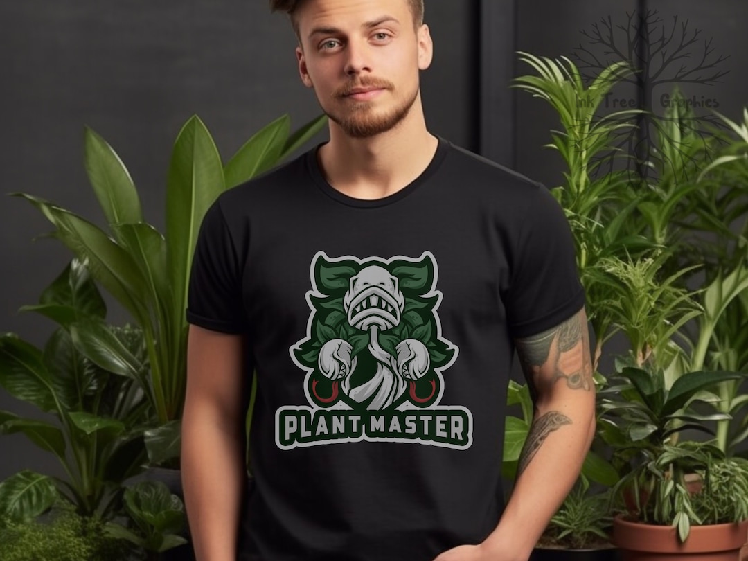Plant Master Shirt, Monster Plant T-shirt, Plant Dad Gift, Men's Plant Lover Top, Horticulture ...