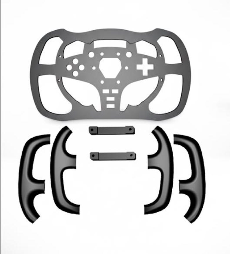 Moza ES Formula 1 Wheel Mod: Durable 3d-printed Racing Simulator ...