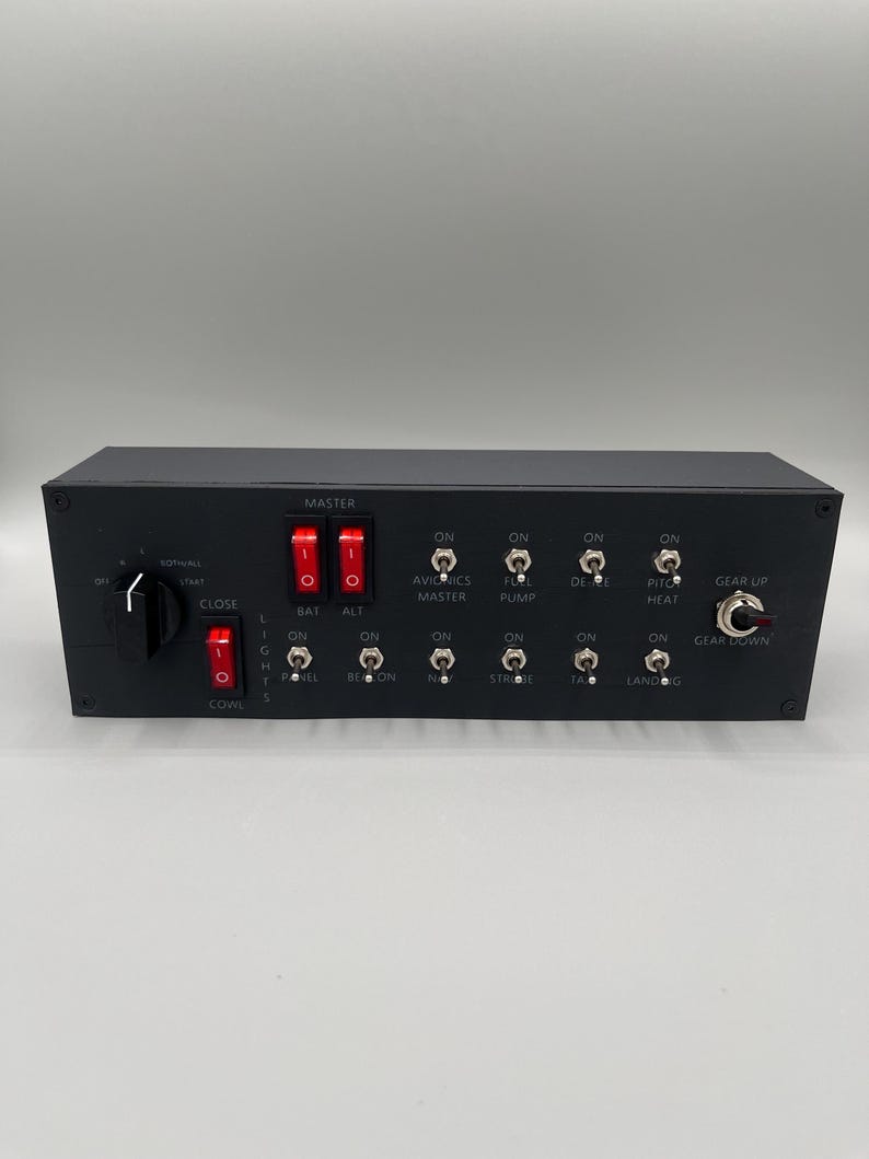 Flight Simulator Button Box – USB Switch Panel for PC - Etsy
