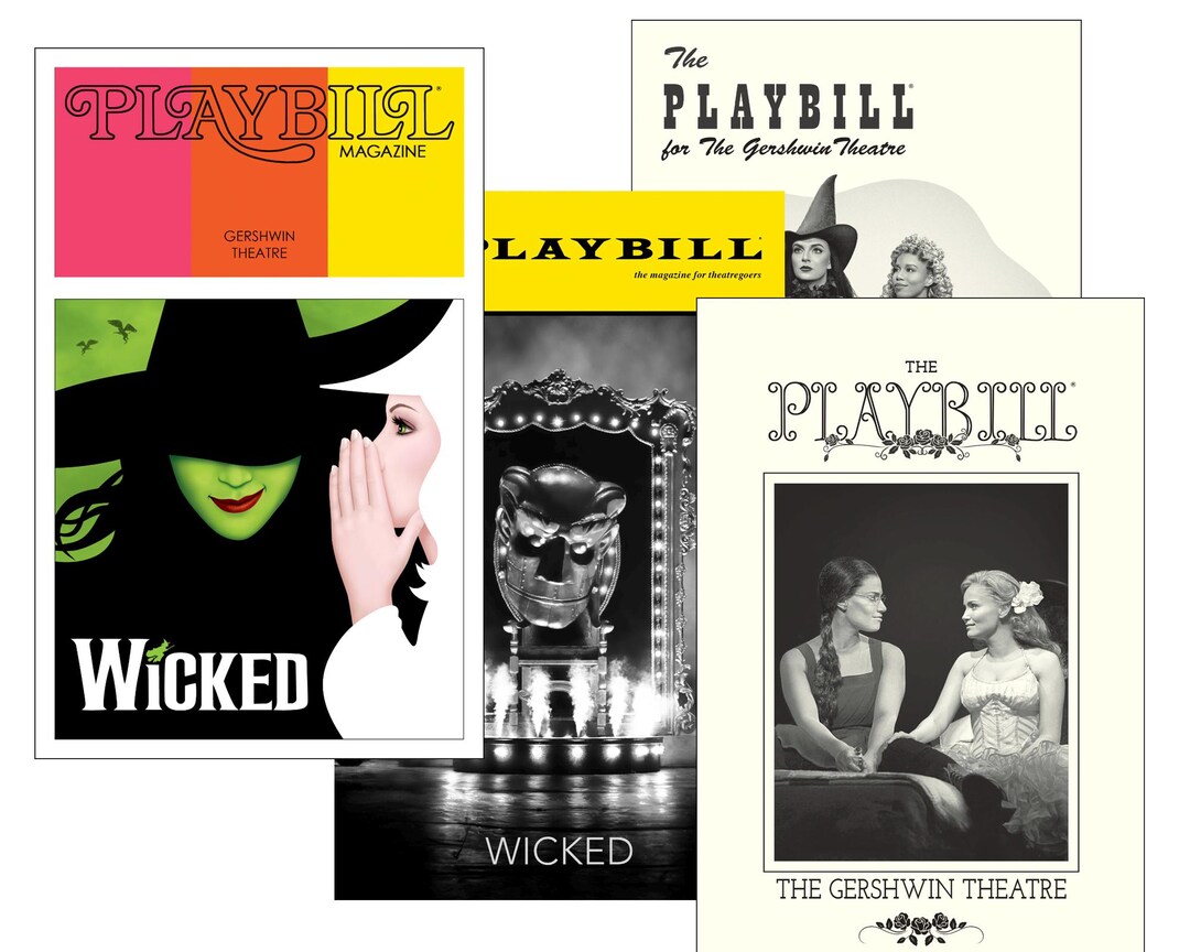 WICKED Special Edition Broadway Playbills, Legacy Collection October ...