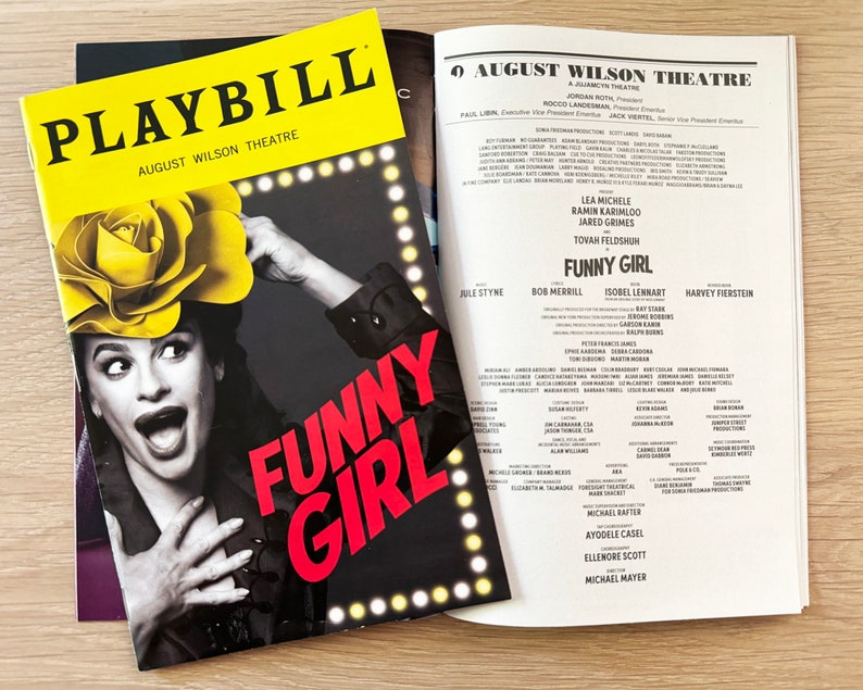 Funny Girl Lea Michele Broadway Playbill, Musical Theater Program, New ...