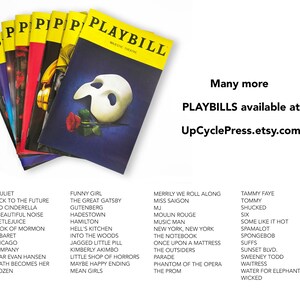 Back to the Future Broadway Playbill, Musical Theater Program Booklet ...