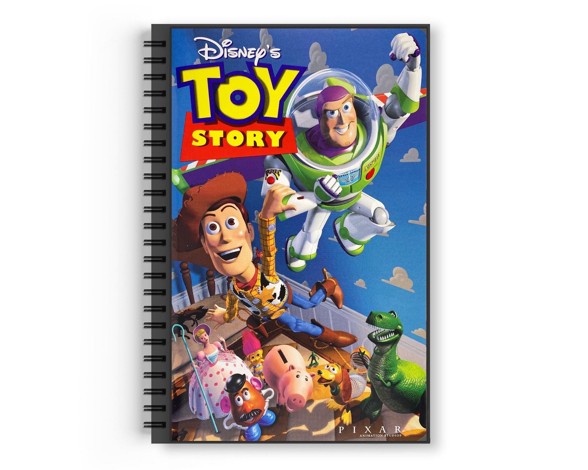 Toy Story Notebook Disney VHS Movie Cover Upcycled Plain or - Etsy ...