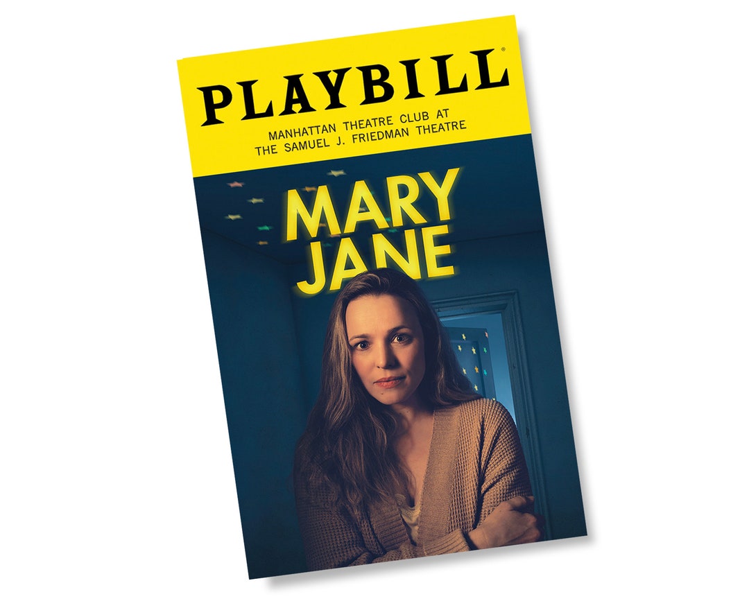 MARY JANE Broadway Playbill, Rachel Mcadams, Theater Program Booklet ...