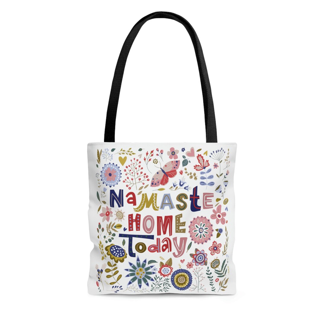 Namaste Bag, Meditation Yoga Tote, Yoga Bag, Mandala Namaste Tote, Bag ...