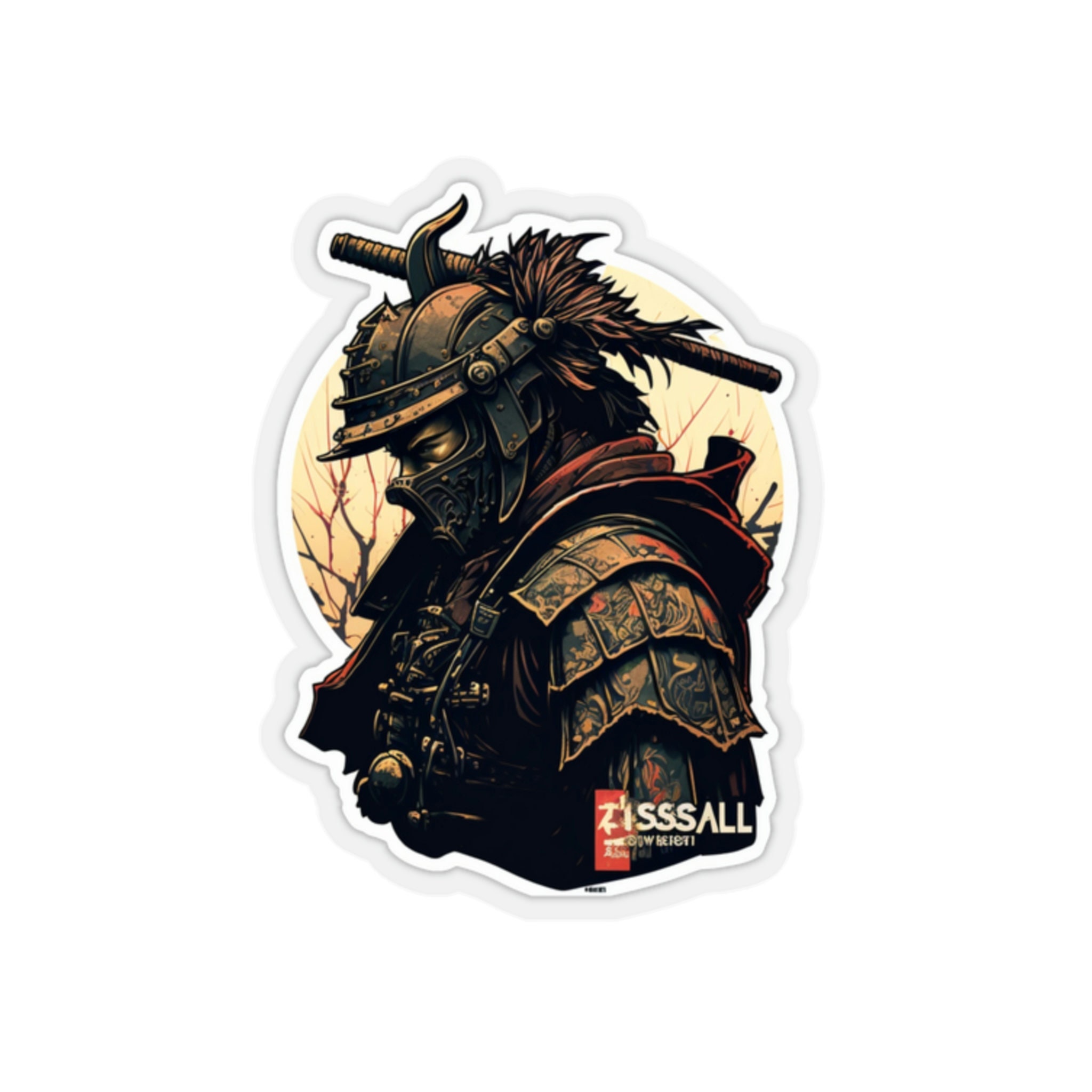 Samurai Ronin Japan Tokyo Sticker Dark Warrior - Etsy