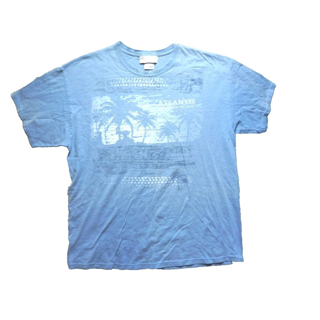 Vintage Atlantis Shirt Adult Extra Large Beach Palm Trees Paradise ...