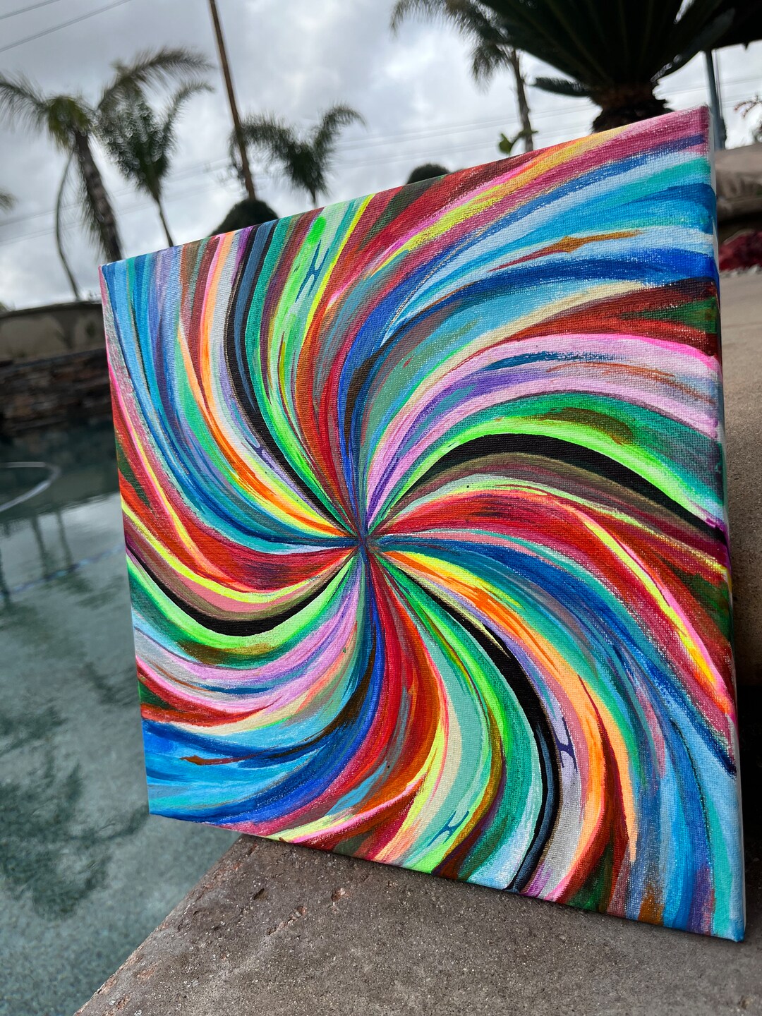 Best Hypnotizing Spiral Painting Art Collection for Decoration. Unique Wall/shelf Artwork ...