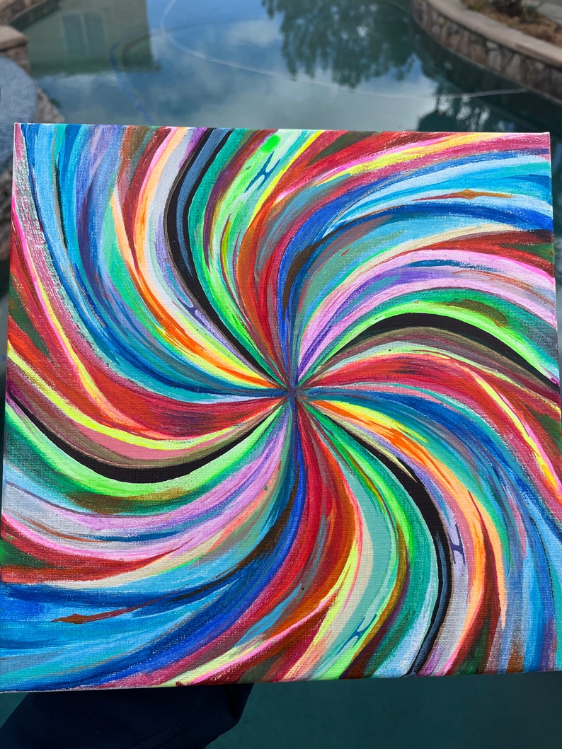 Best Hypnotizing Spiral Painting Art Collection for - Etsy