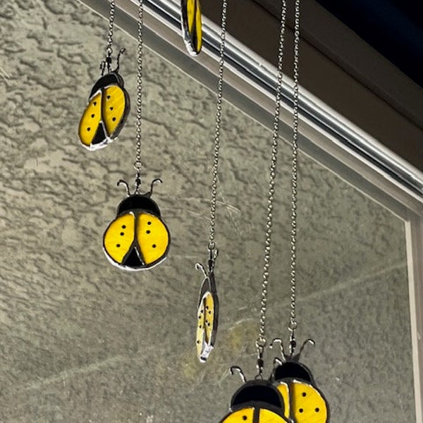 Ladybug Suncatcher - Etsy