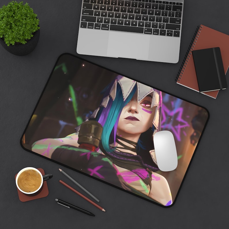 Arcane Jinx Desk Mat | League of Legends Gift - Etsy