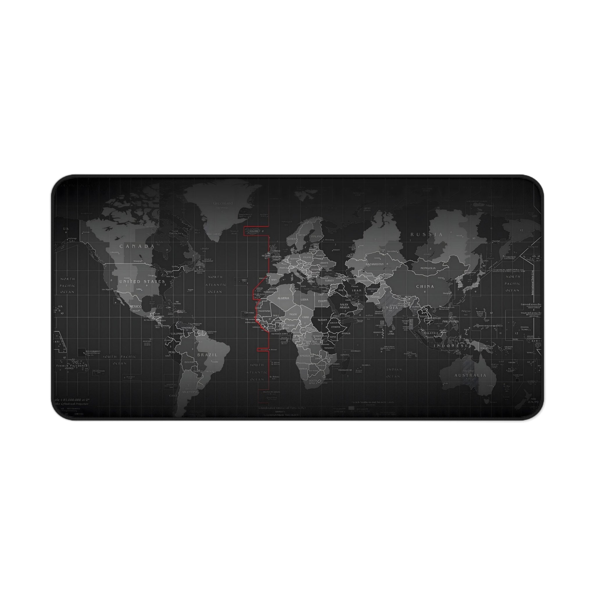 World Map Desk Mat 3 Different Sizes Desk Mat - Etsy