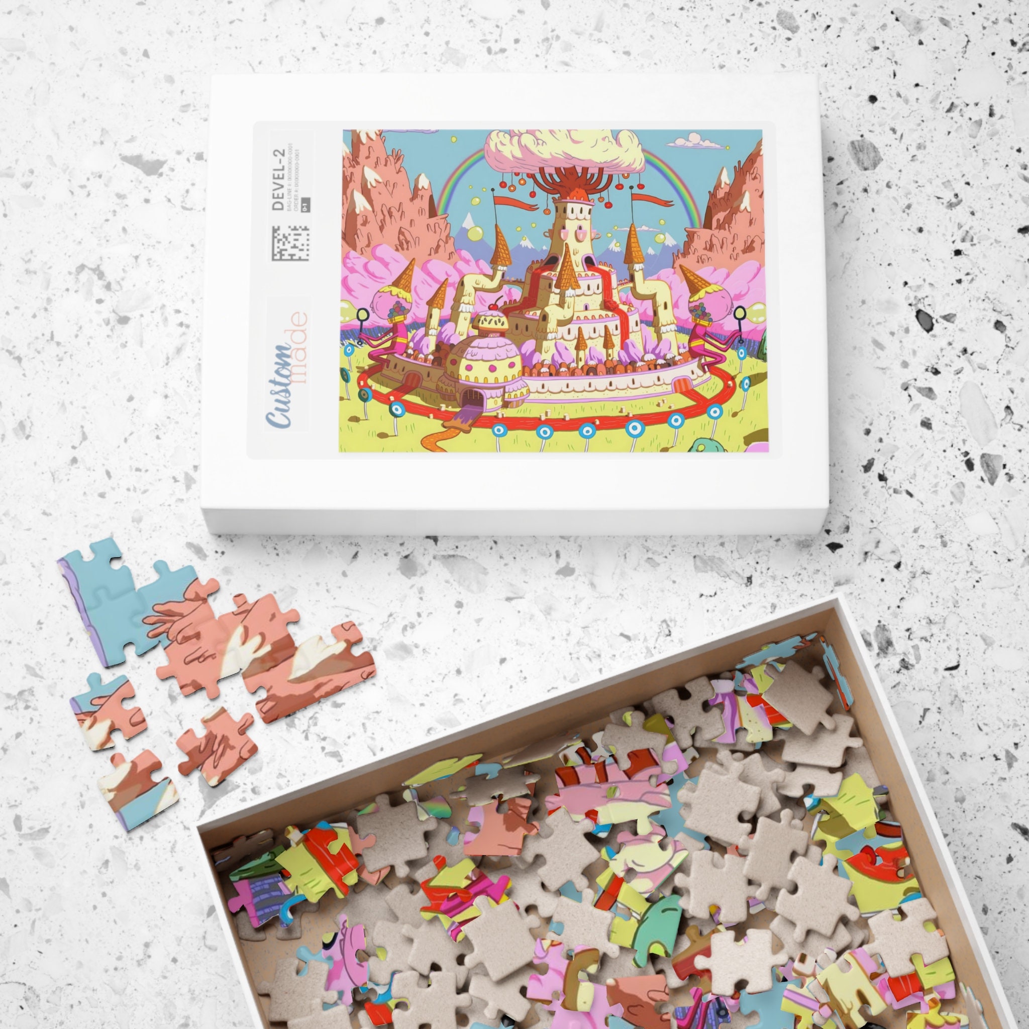 Adventure Time Candy Kingdom Jigsaw Puzzle 110, 252, 520 Piece - Etsy