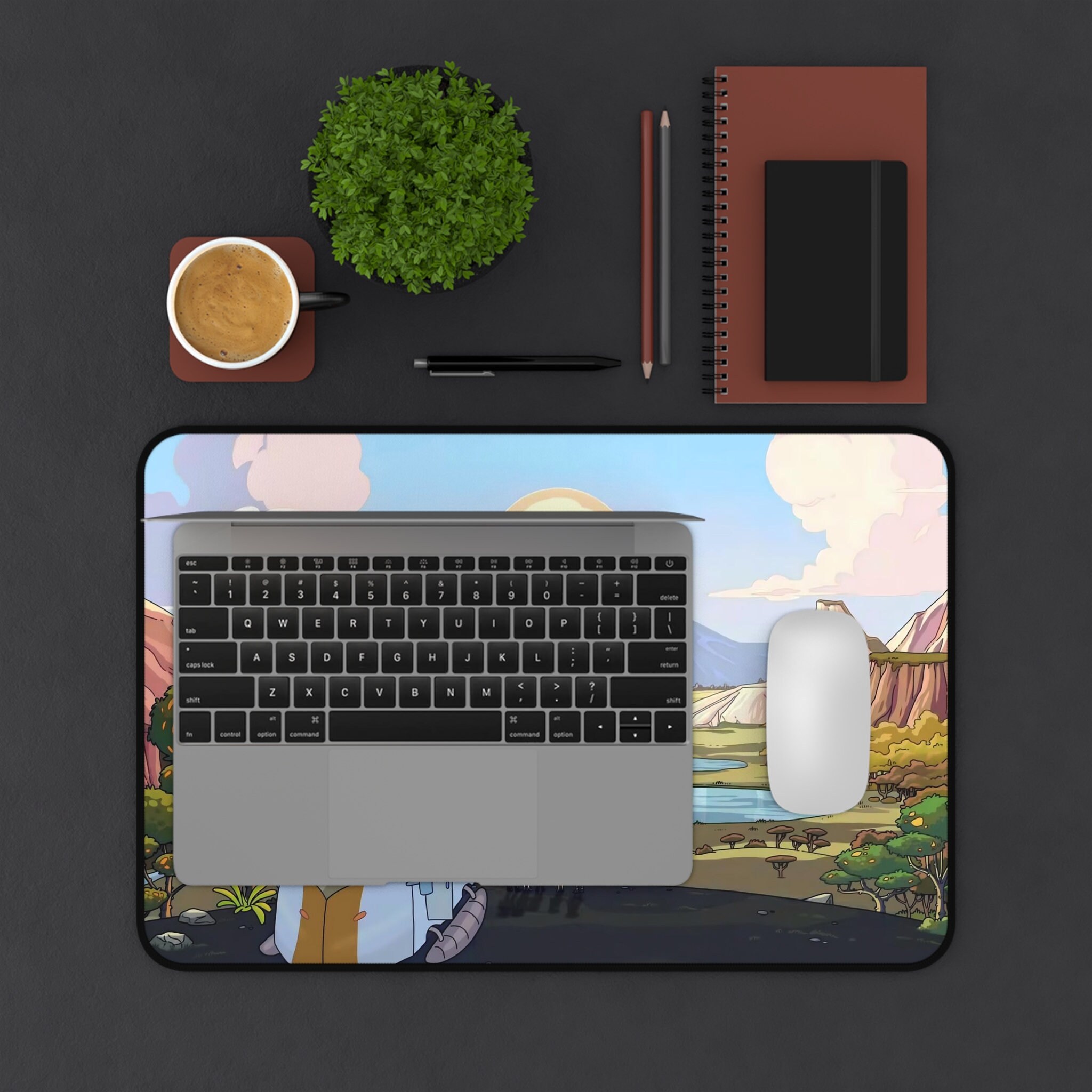 Interdimensional Desk Adventure With Rick and Morty Desk Mat - Etsy