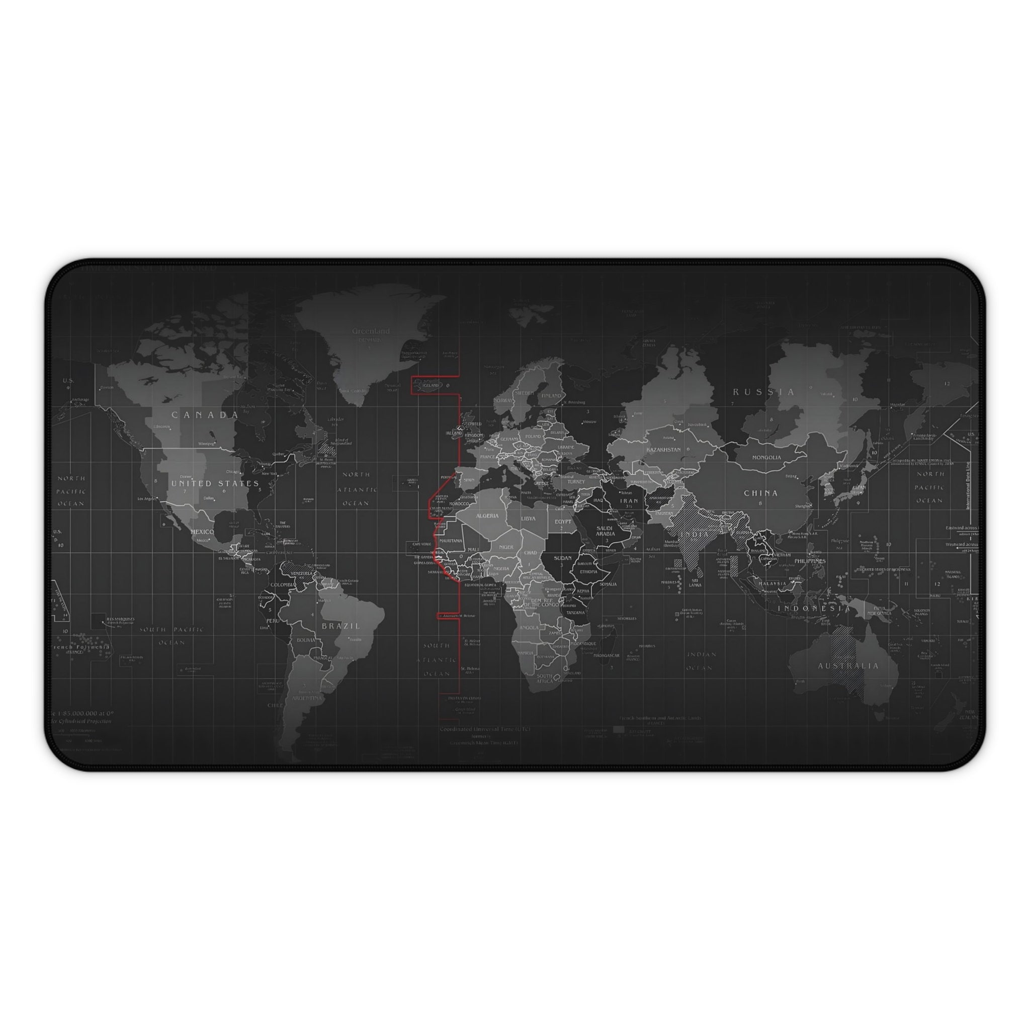 World Map Desk Mat 3 Different Sizes Desk Mat - Etsy
