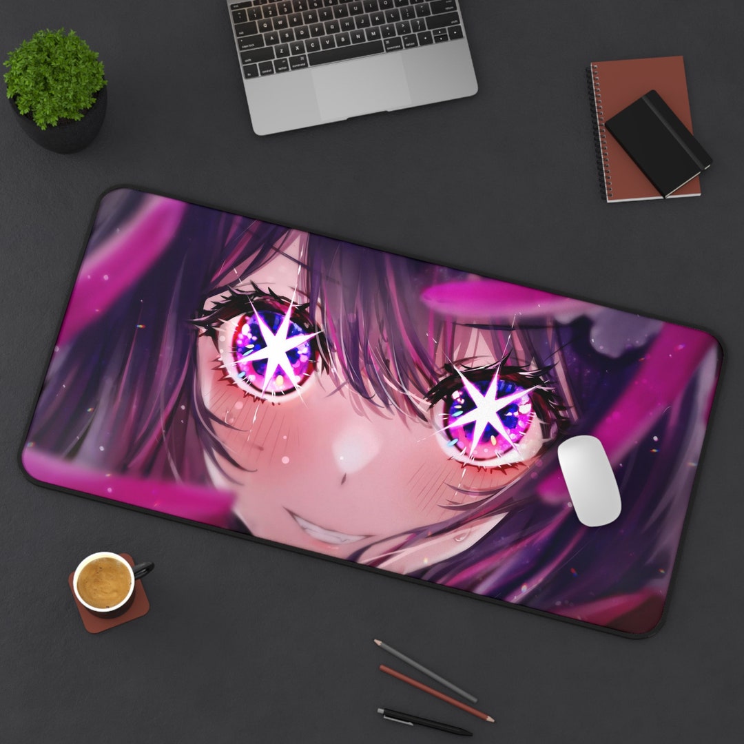 Ai Hoshino Desk Mat | Anime Desk Mat | 3 Different Sizes Desk Mat ...