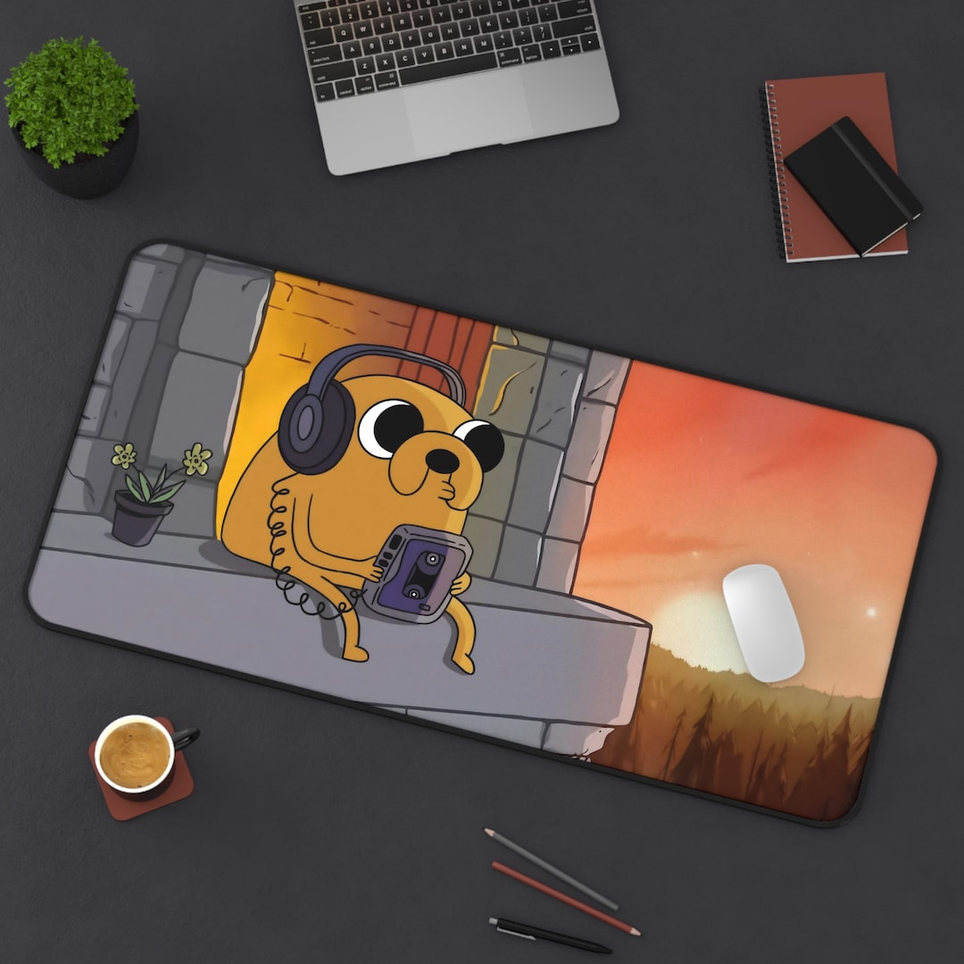 Adventure Time Jake Desk Mat | Cute Jake | Lofi | 3 Different Sizes ...